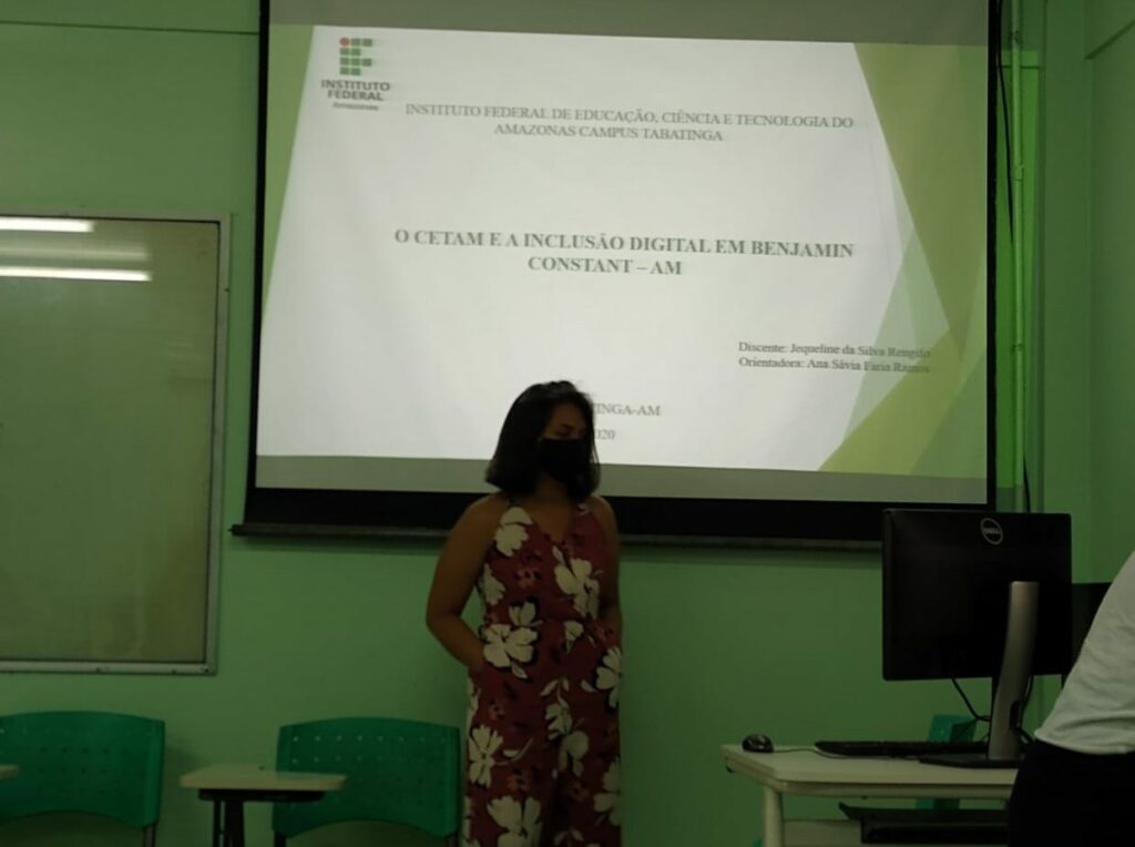 Cetam é TCC de aluna do Ifam - Cetam